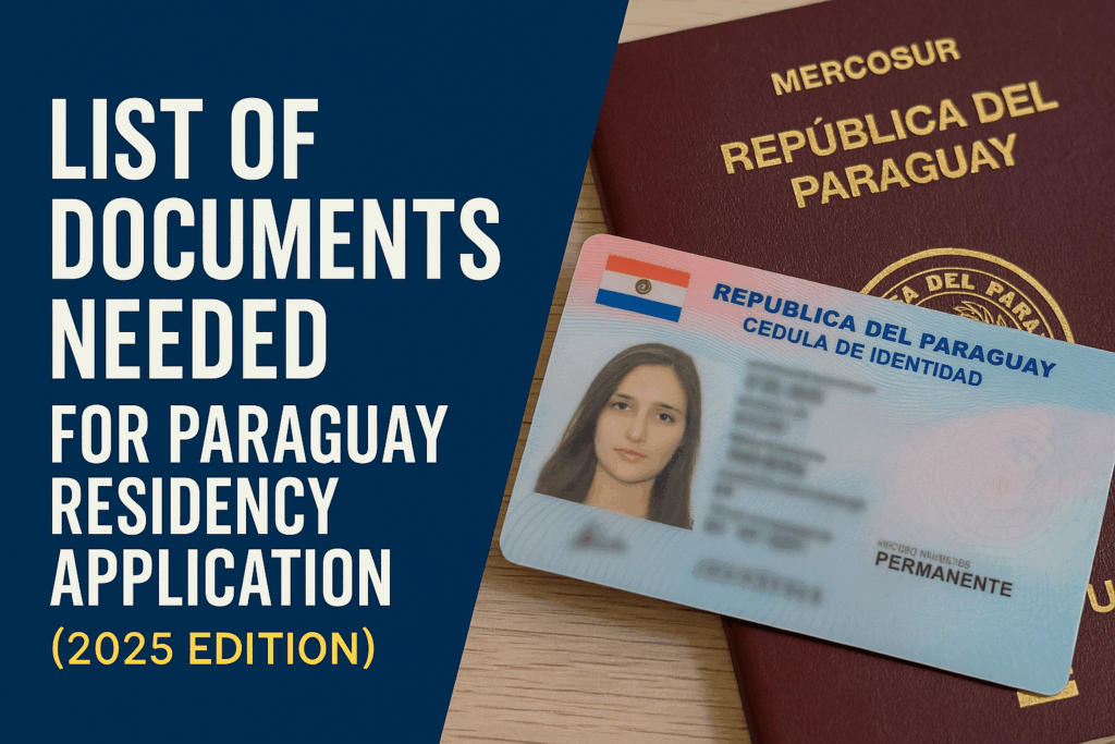 Paraguay Residency Application: Required Documents (2026) - Get ...